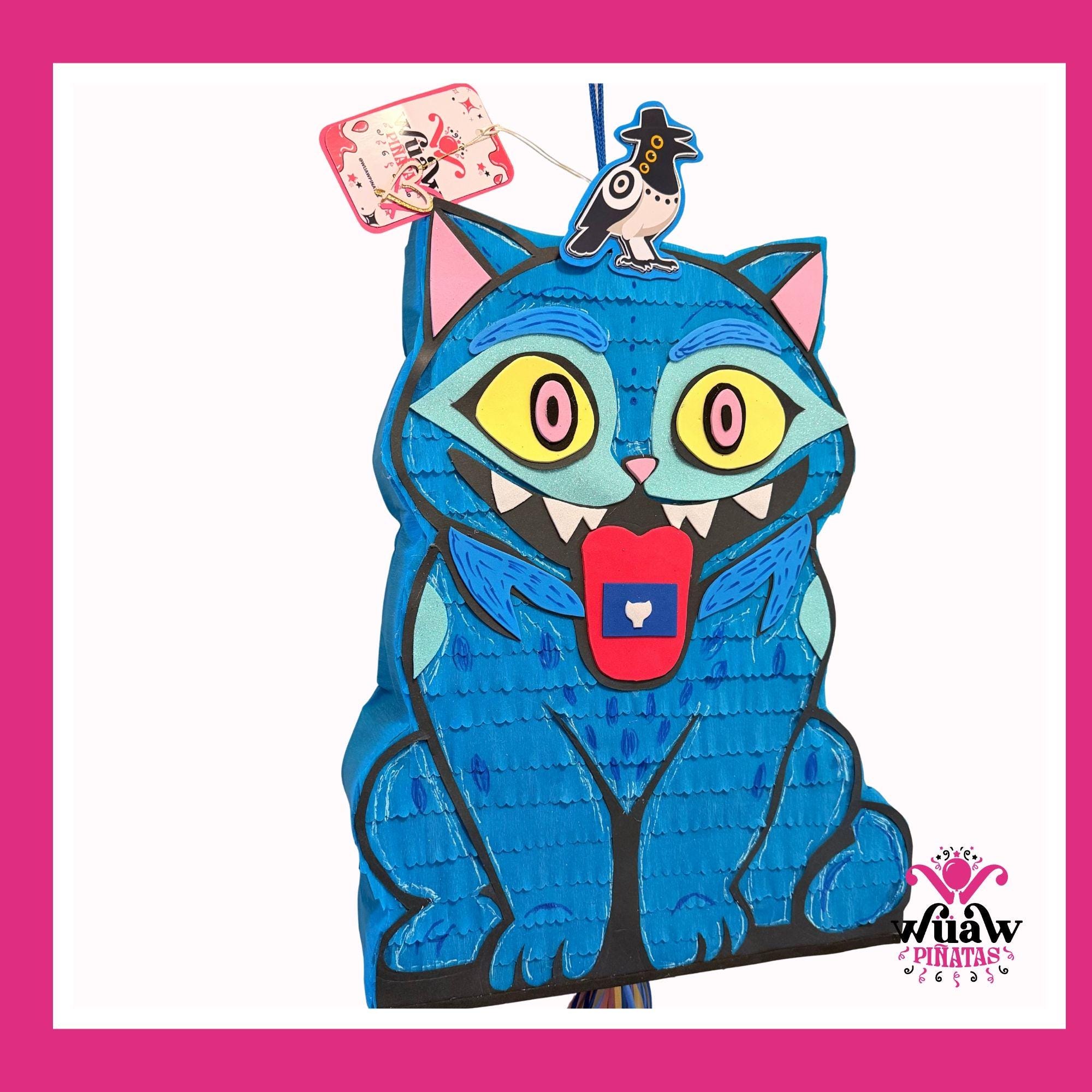 Piñata Derpy Tiger Huntrix - Funny Blue Piñata | Original Children's ...