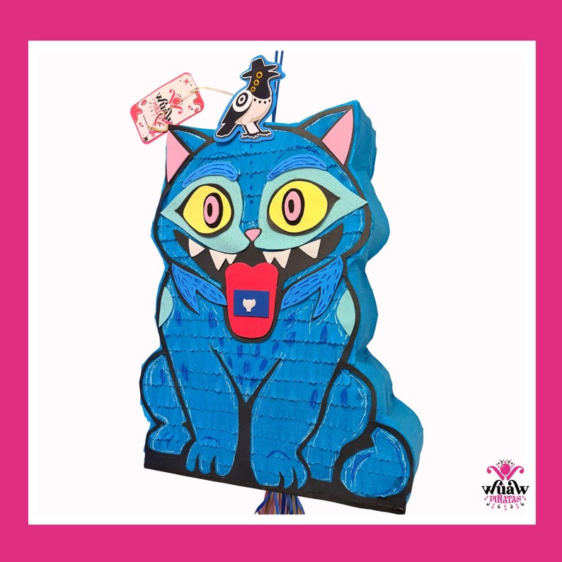 Piñata Derpy Tiger Huntrix - Funny Blue Piñata | Original Children's ...