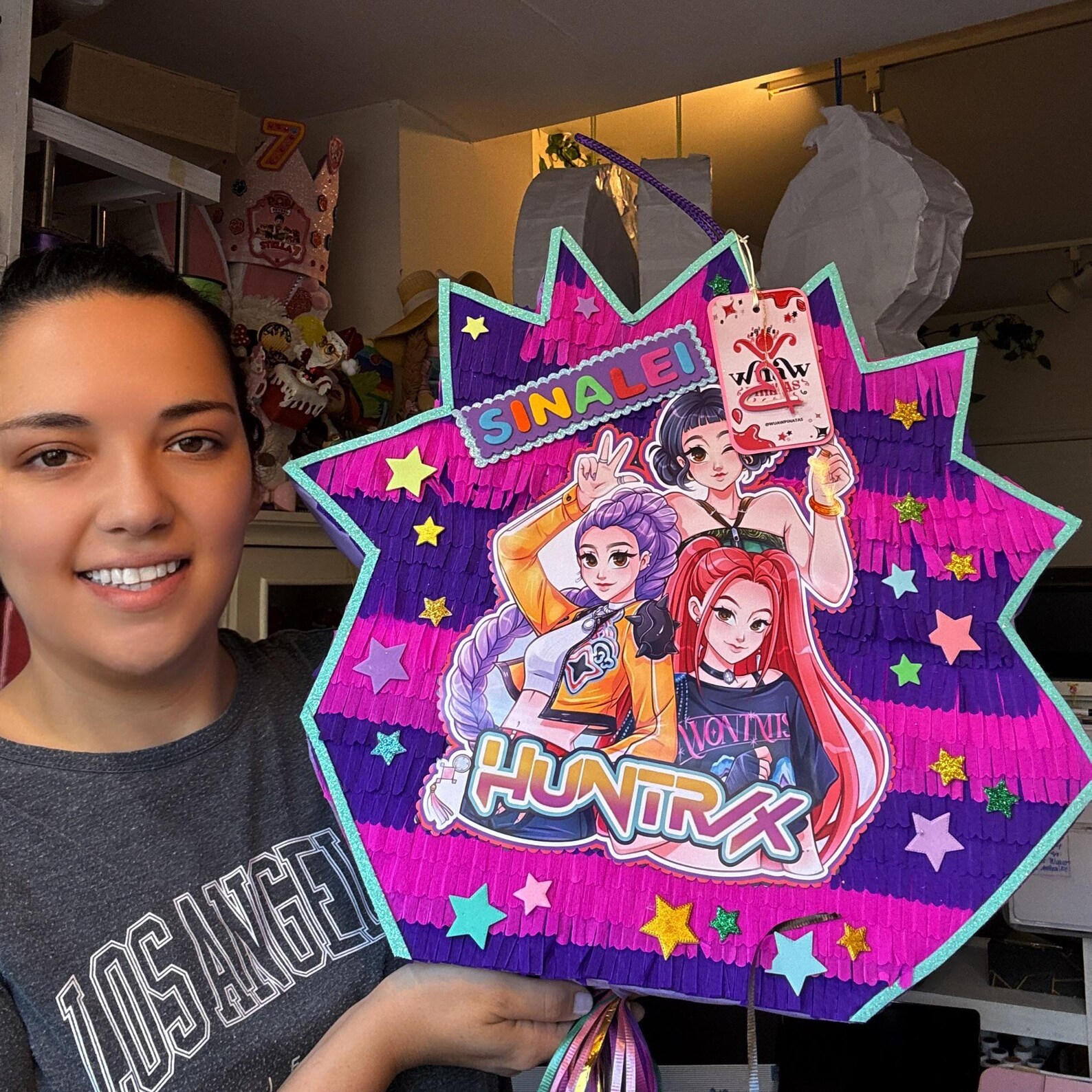 Huntrix Piñata 50cm / 19.6" – Fashion Piñata for Girls and K-pop Fans ...