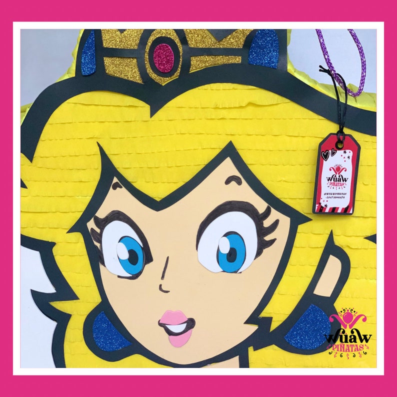 Mario Bross Princess Peach Piñata From Movie 60 Cms / 23.6 Inches - Etsy