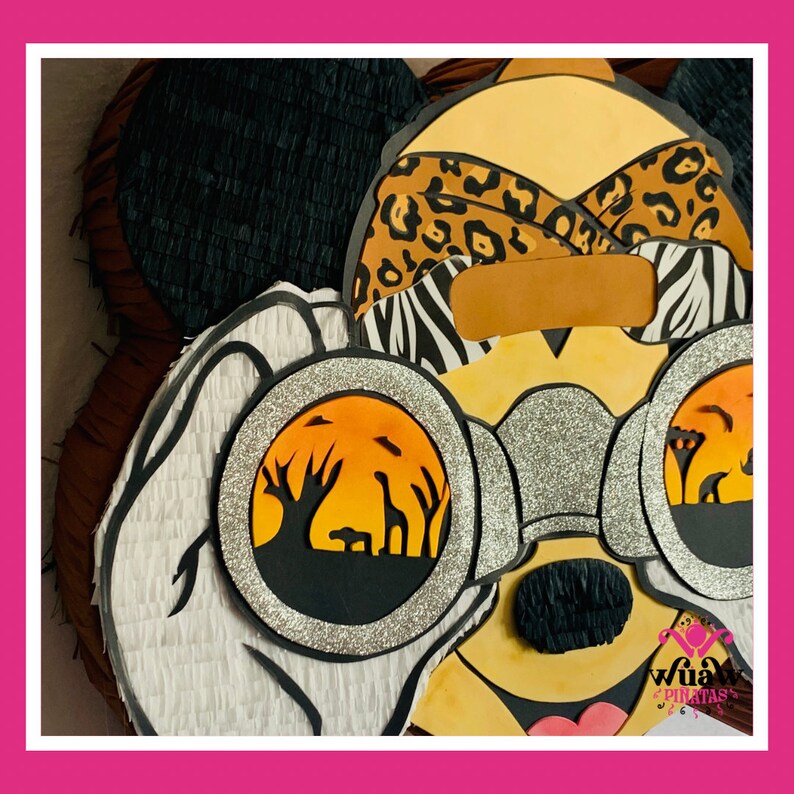 Mickey Safari Pinata, Mickey Mouse - Etsy