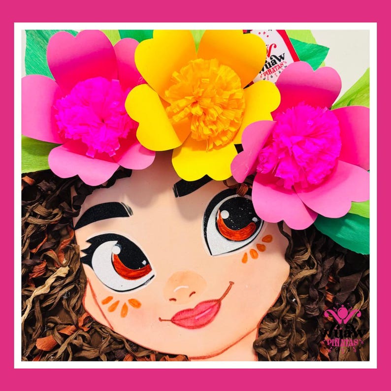 Piñata Inspired by Moana - Decoration for Children's Party With Free ...