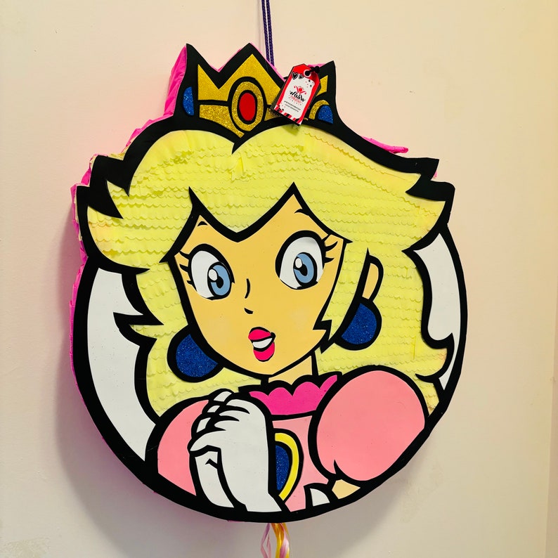 Mario Bross Princess Peach Piñata From Movie 60 Cms / 23.6 Inches - Etsy