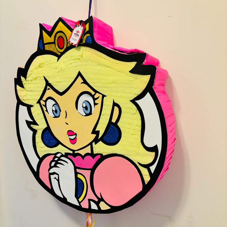 Mario Bross Princess Peach Piñata From Movie 60 Cms / 23.6 Inches - Etsy