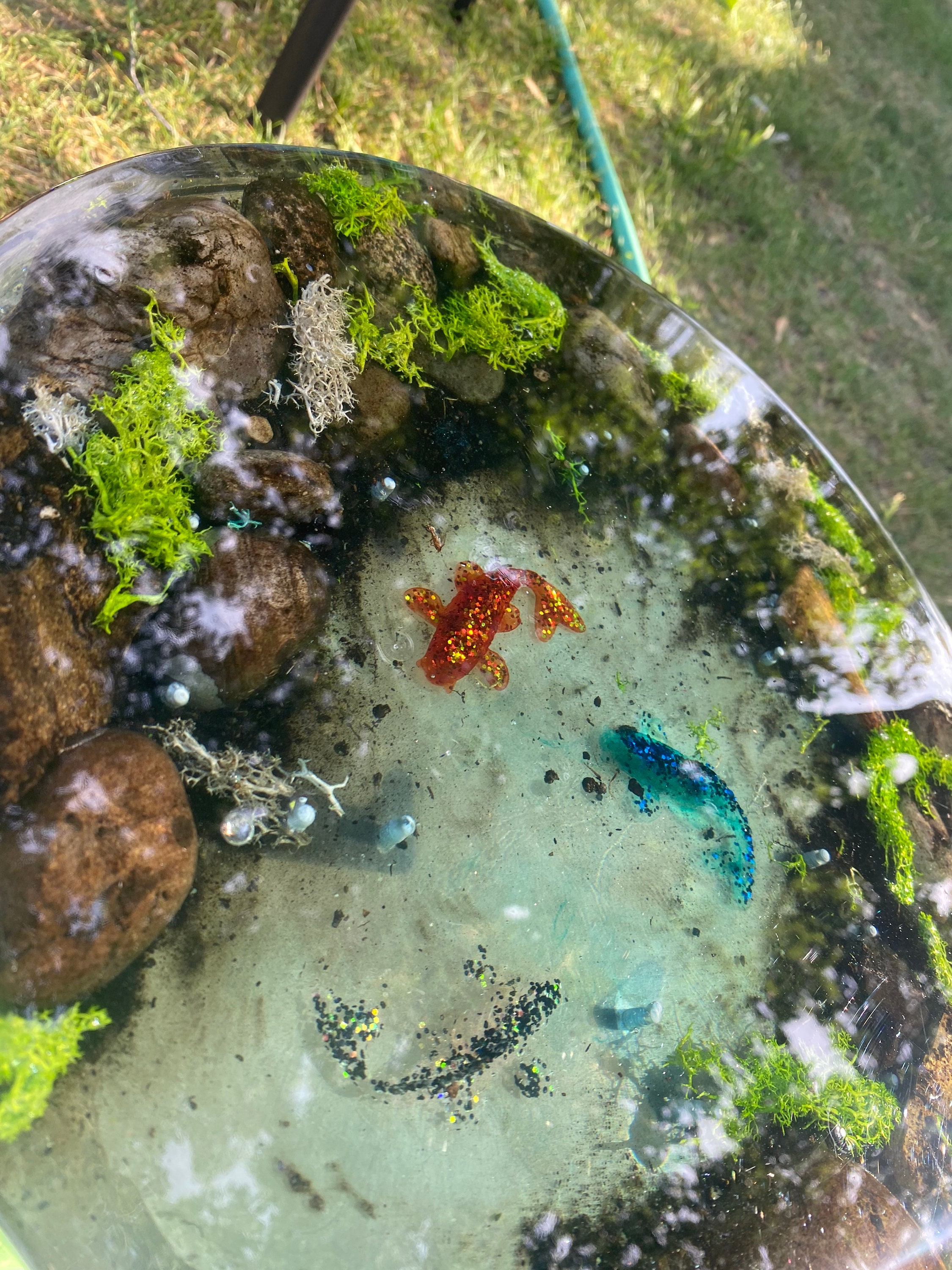 Koi Pond Resin Table - Etsy
