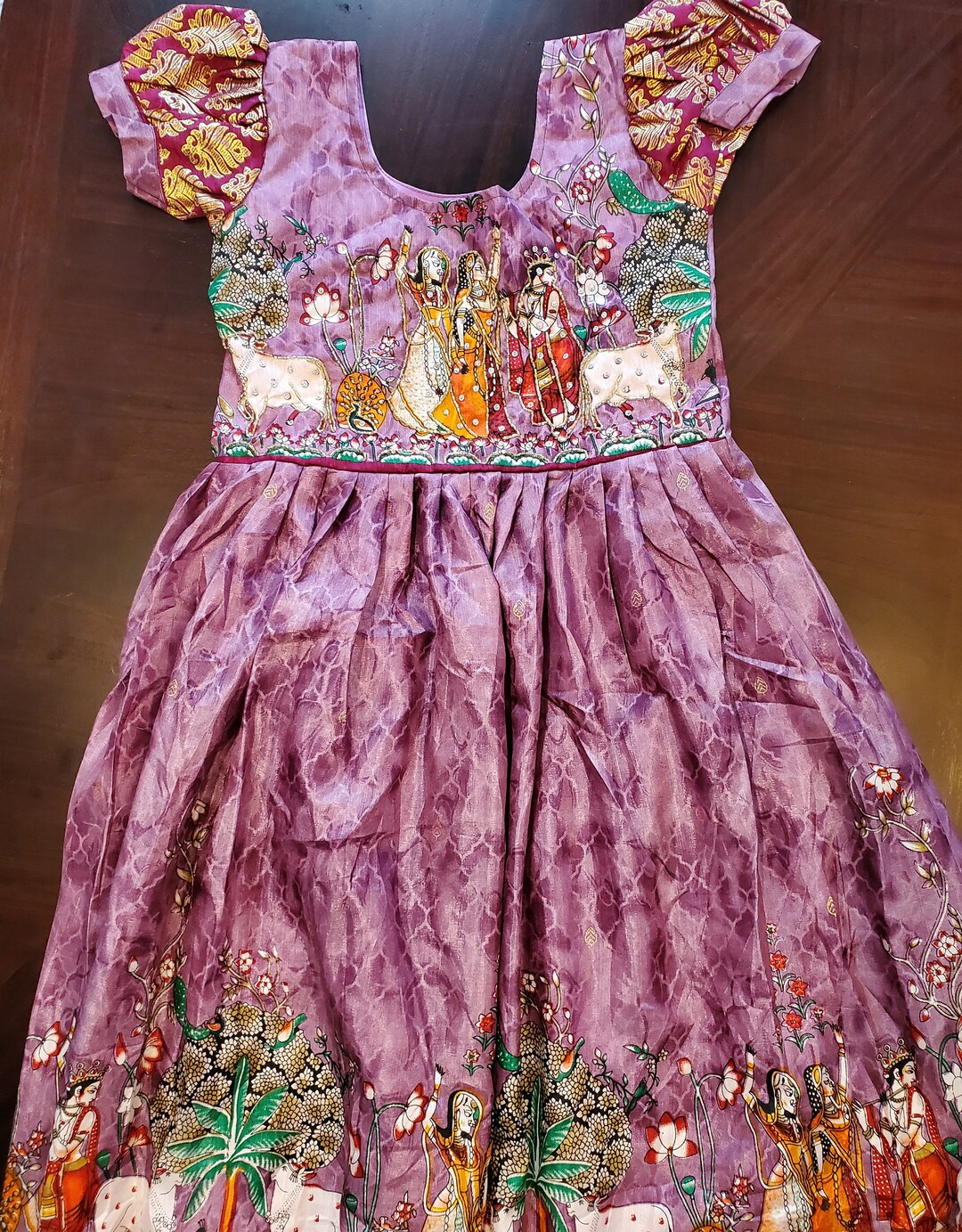 Kids Frock With Neck Set - Etsy