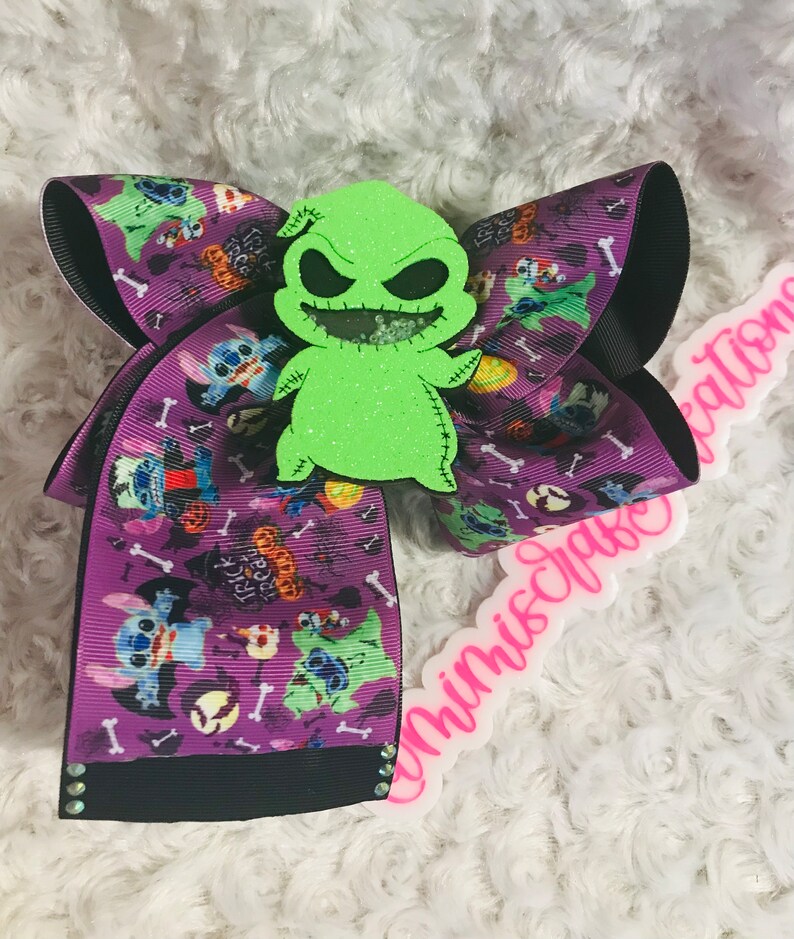 Oogie Boogie Nightmare Before Christmas Hair Bow - Etsy