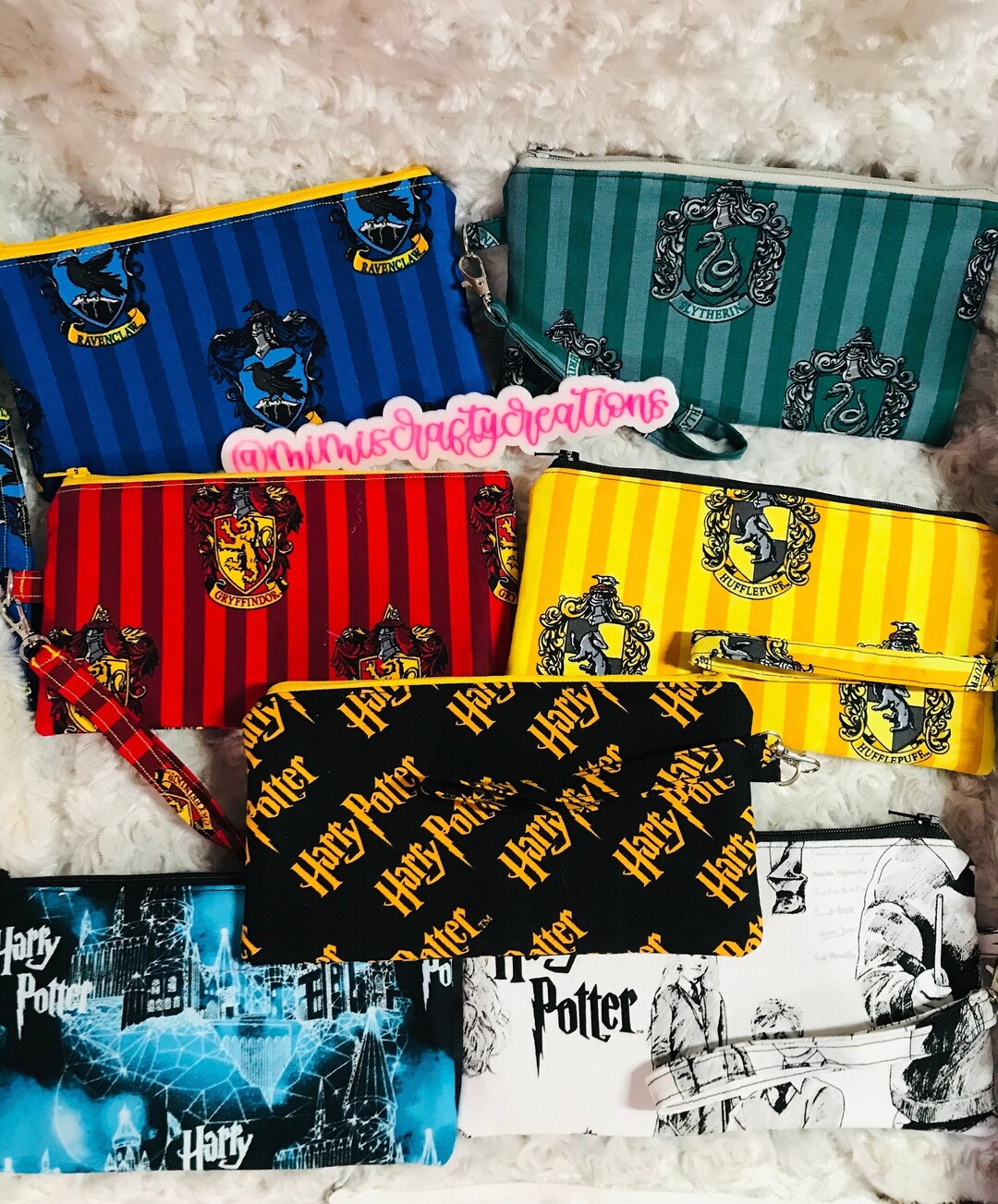Harry Potter Magic Wizard Fabric Cell Phone Wristlets - Etsy