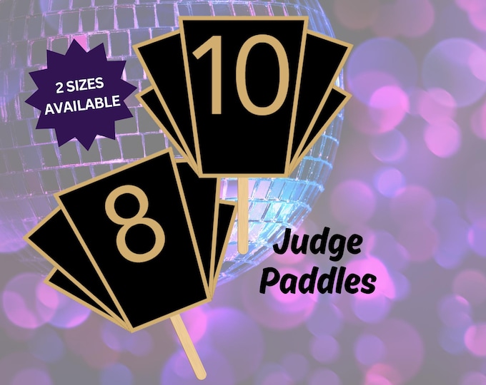 Dancing Stars Judge Paddles | DWTS Host Party Voting | Dance ...
