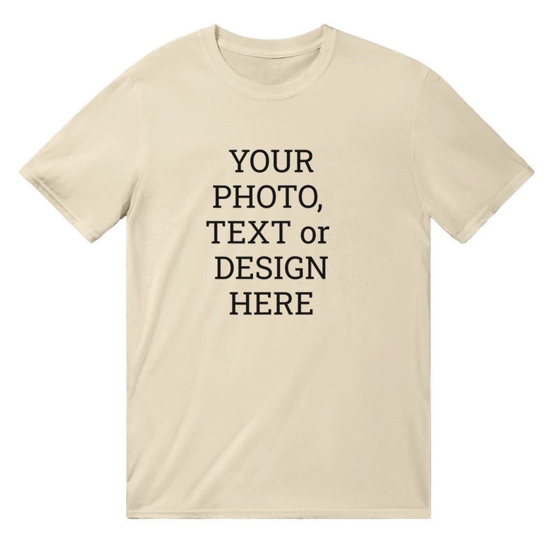 Personalised T-shirt With Own Text, Logo or Design - Etsy