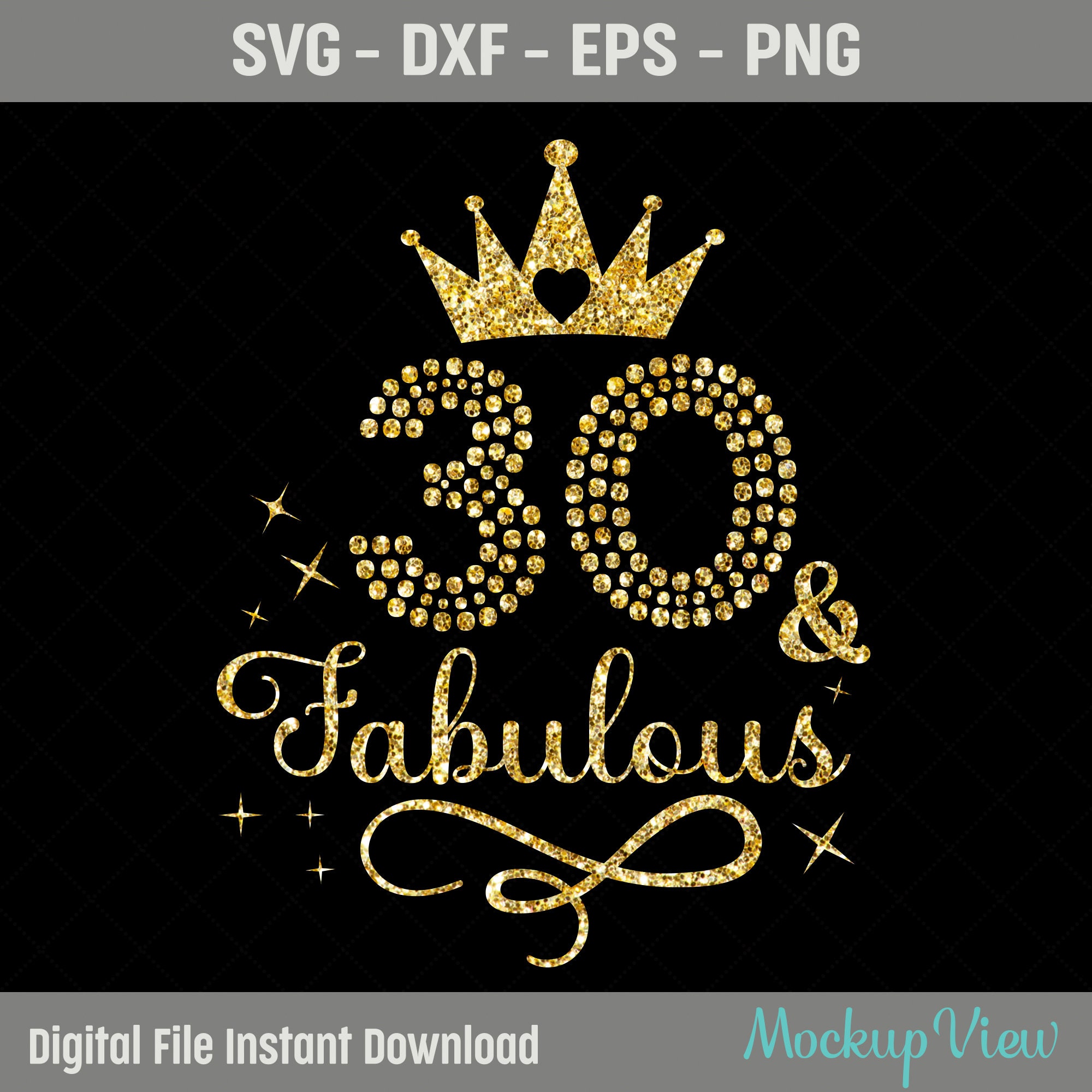 30th Fabulous SVG, 30th Birthday Girl Svg, It's My 30th Birthday Shirt ...