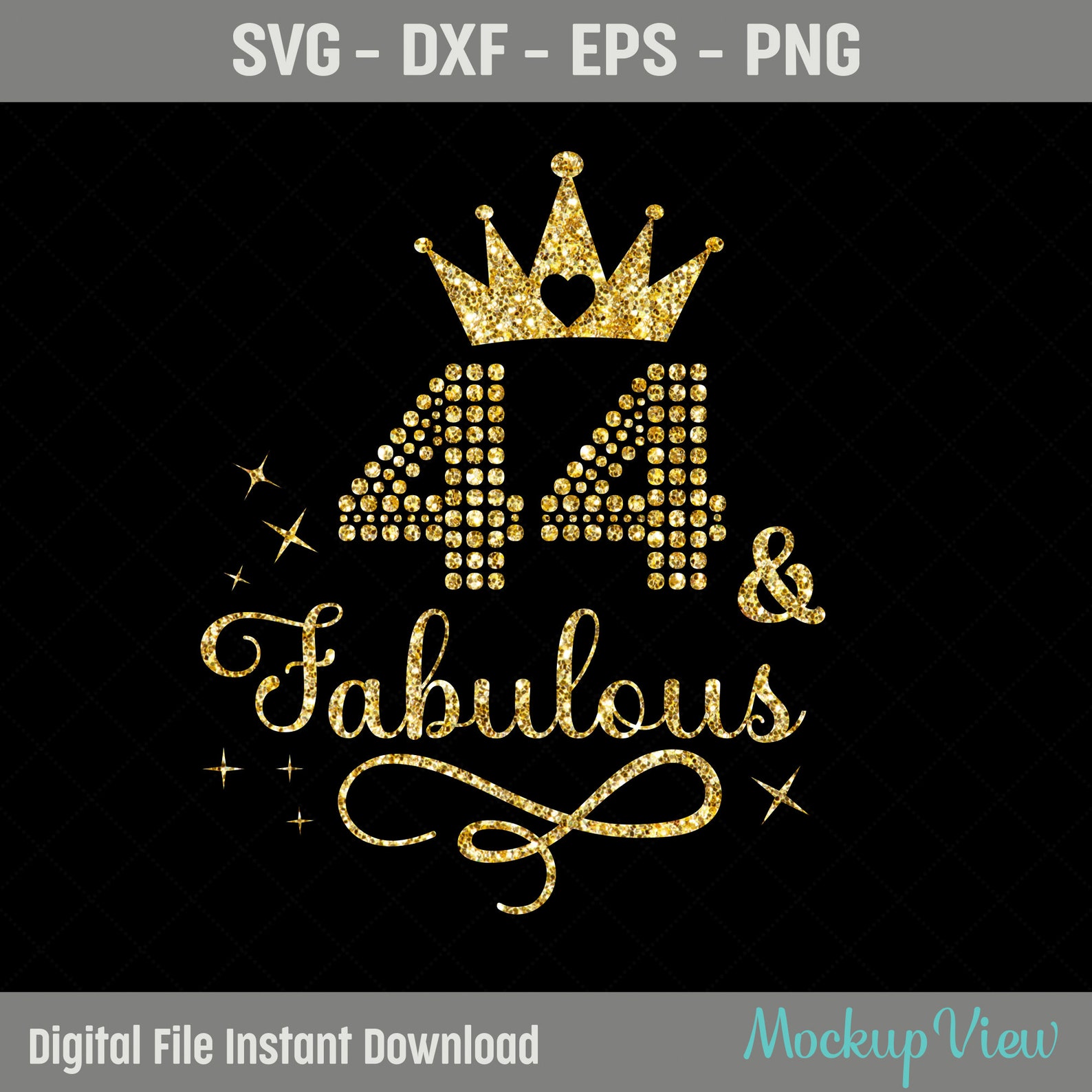 44th Fabulous SVG, 44th Birthday Girl Svg, It's My 44th Birthday Shirt ...