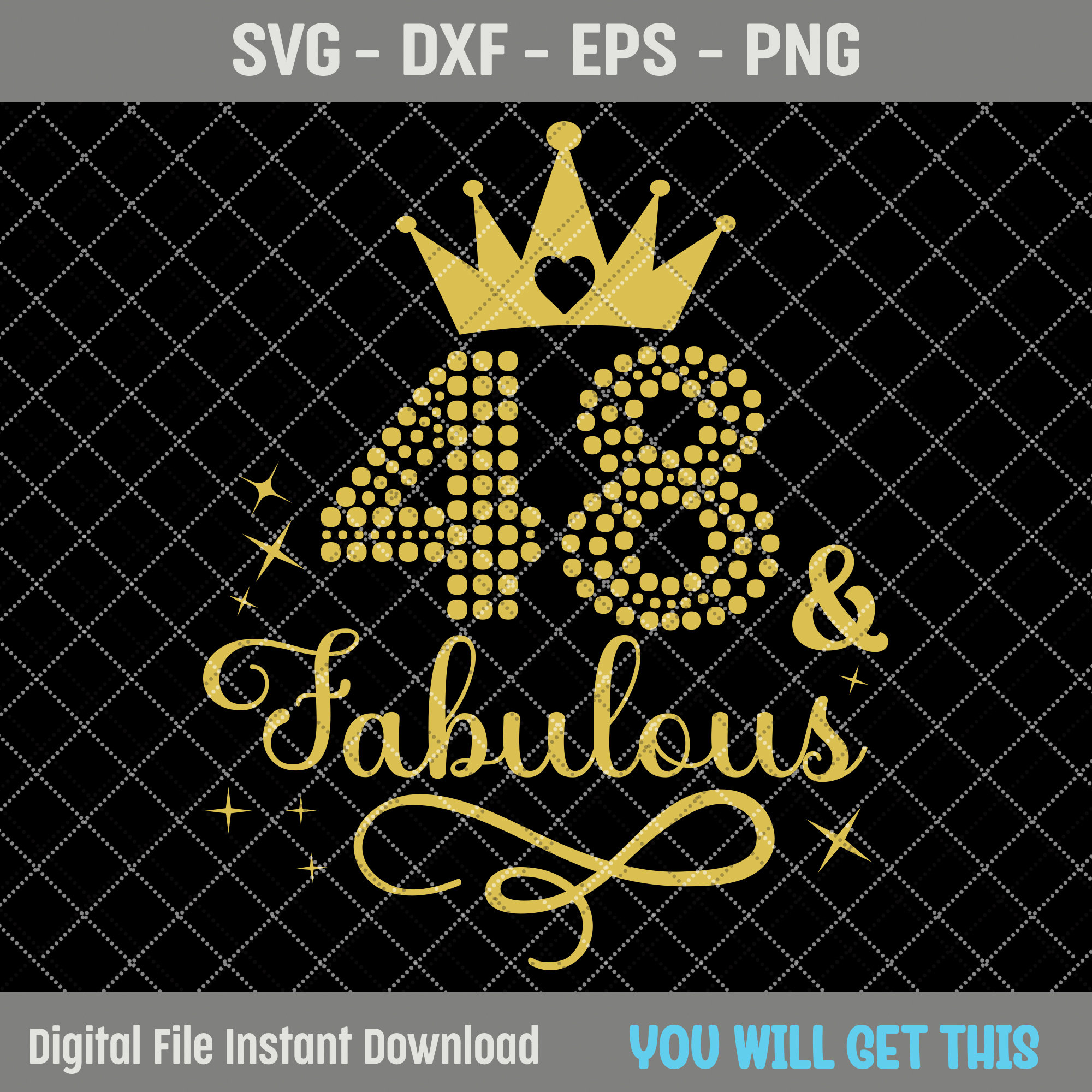 48th Fabulous SVG, 48th Birthday Girl Svg, It's My 48th Birthday Shirt ...
