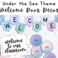 Under the Sea Classroom Decor Watercolor Motivational Posters 2 Sizes ...