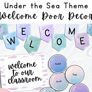 Under the Sea Classroom Decor Watercolor Motivational Posters 2 Sizes ...