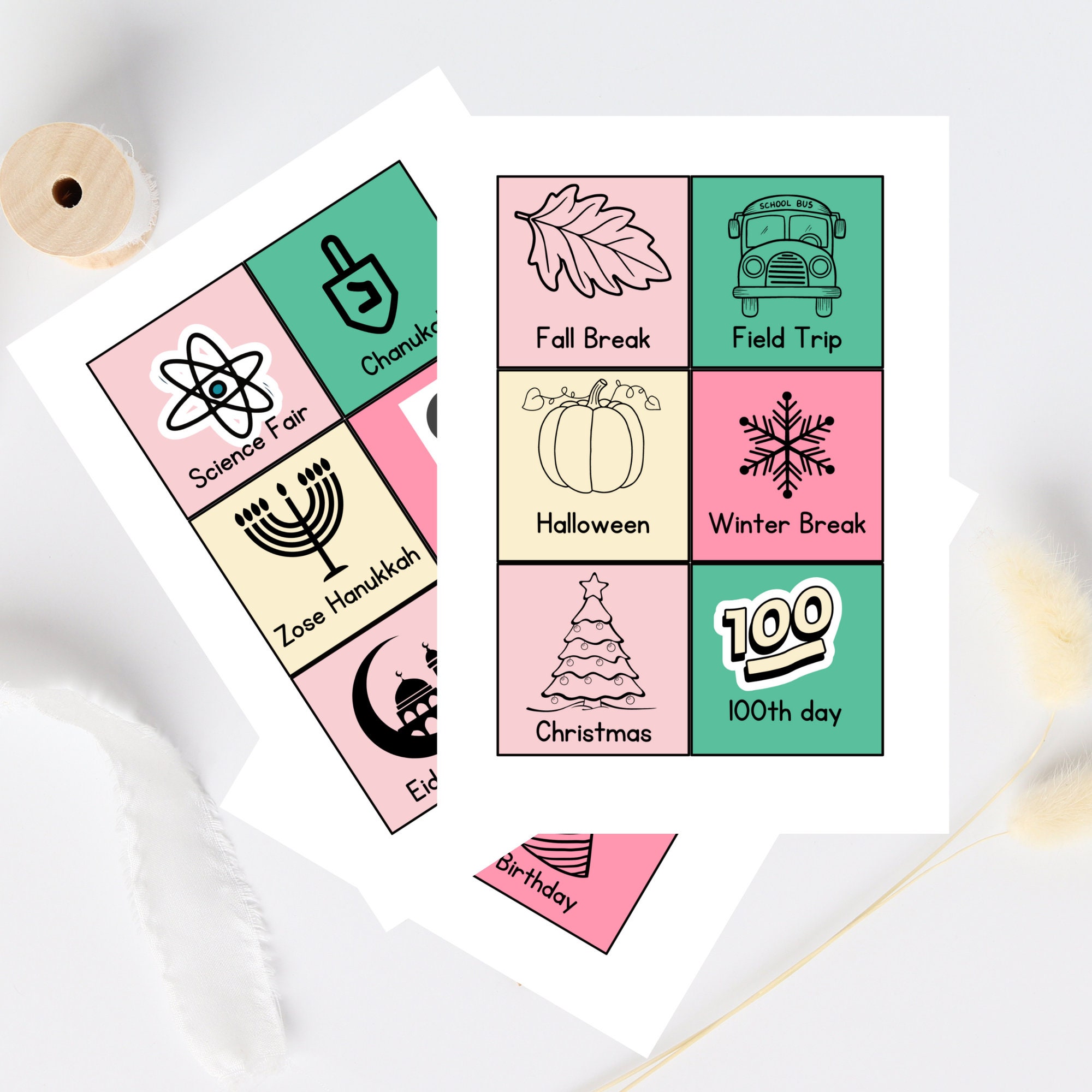 Flamingo Classroom Calendar Kit, Welcome to the Flock Theme Calendar ...