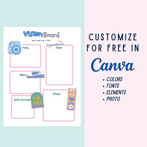 Student Vision Board, Student Vision Board Kit, New Yeargoal Setting ...