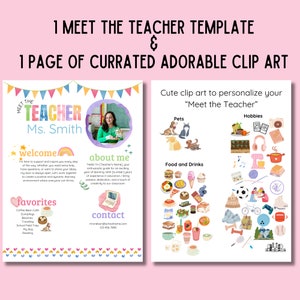 Colorful Watercolor Meet the Teacher, Colorful Meet the Teacher ...