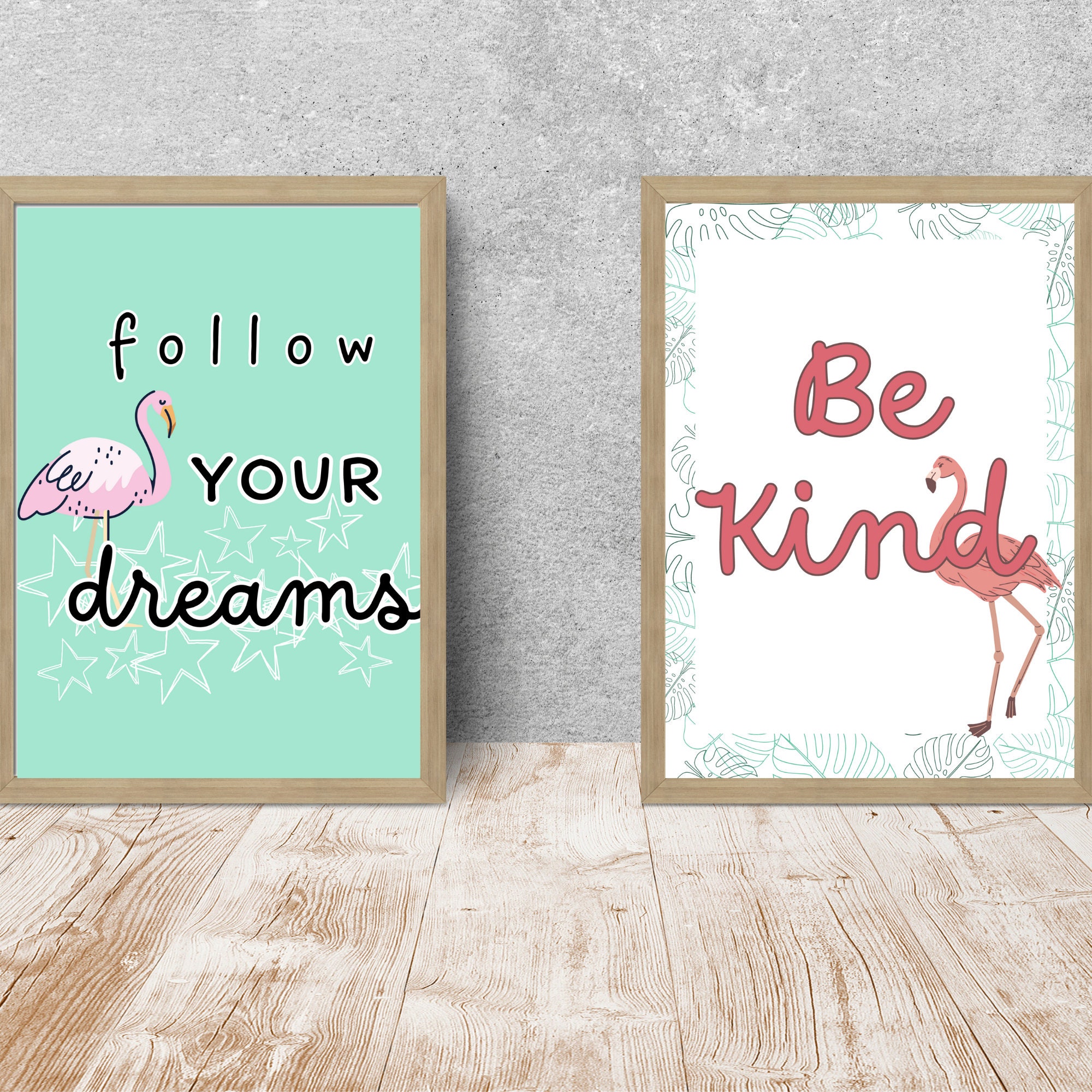 Flamingo Theme Classroom Posters 11x17 Inches, Welcome to the Flock ...