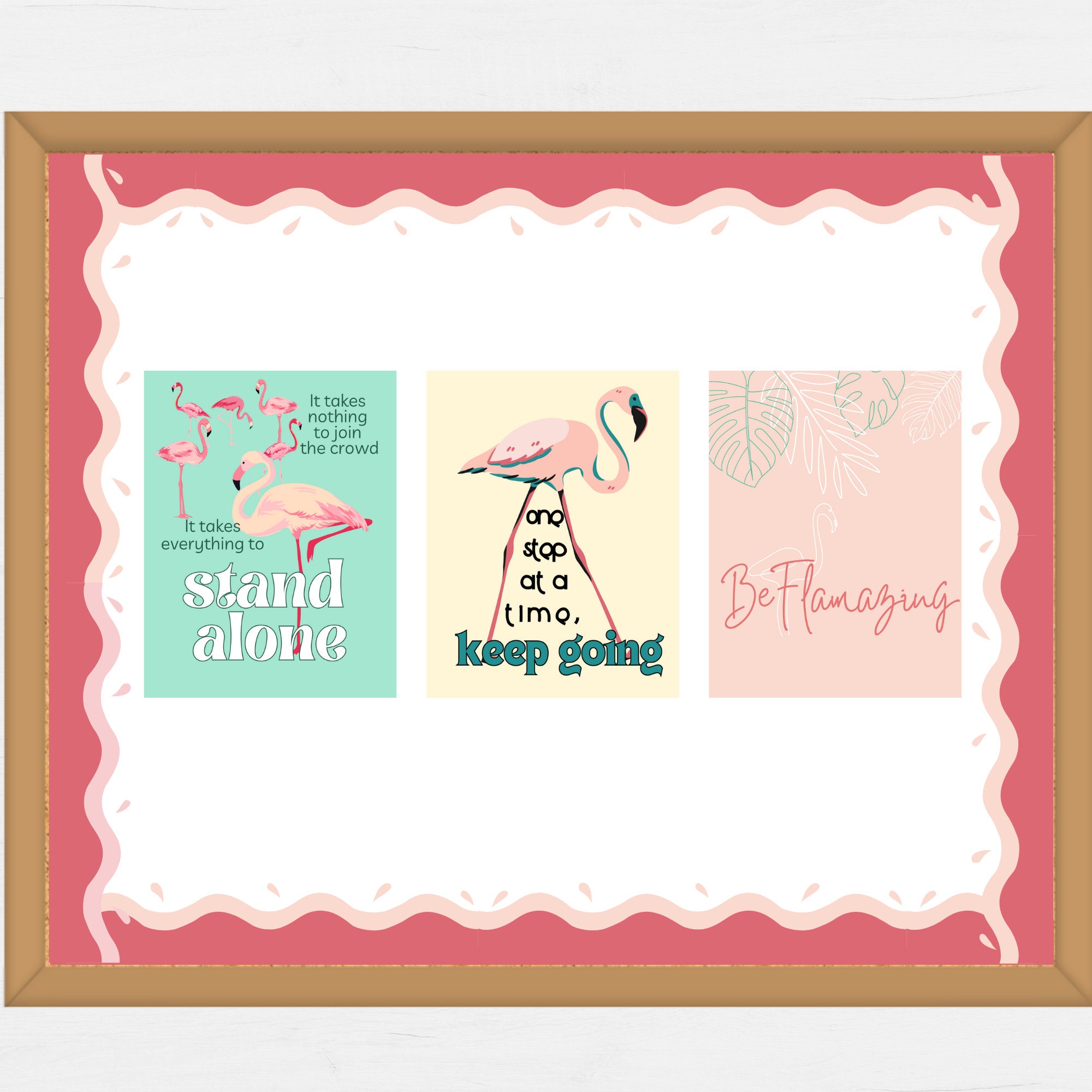 Flamingo Theme Classroom Posters, Welcome to the Flock Classroom ...