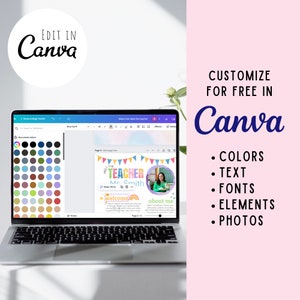 Colorful Watercolor Meet the Teacher, Colorful Meet the Teacher ...