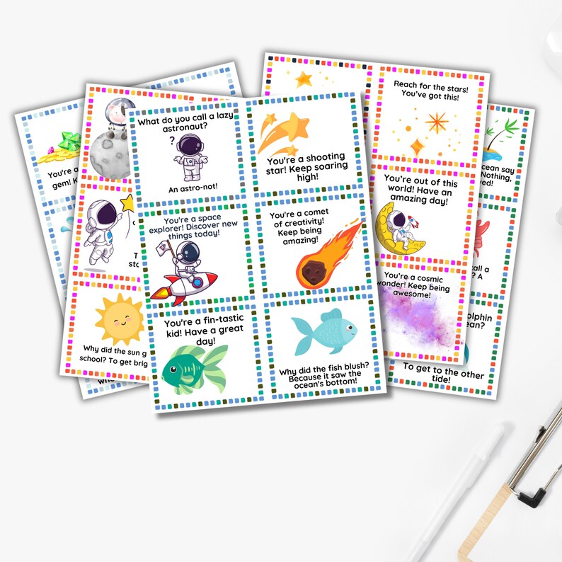 Science Lunch Notes, Science Lunch Box Notes, School Lunch Notes ...