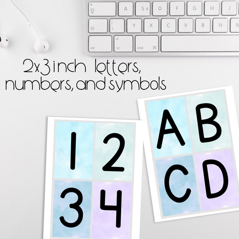 Under the Sea Classroom Decor Bundle, Watercolor Classroom Decor Bundle ...