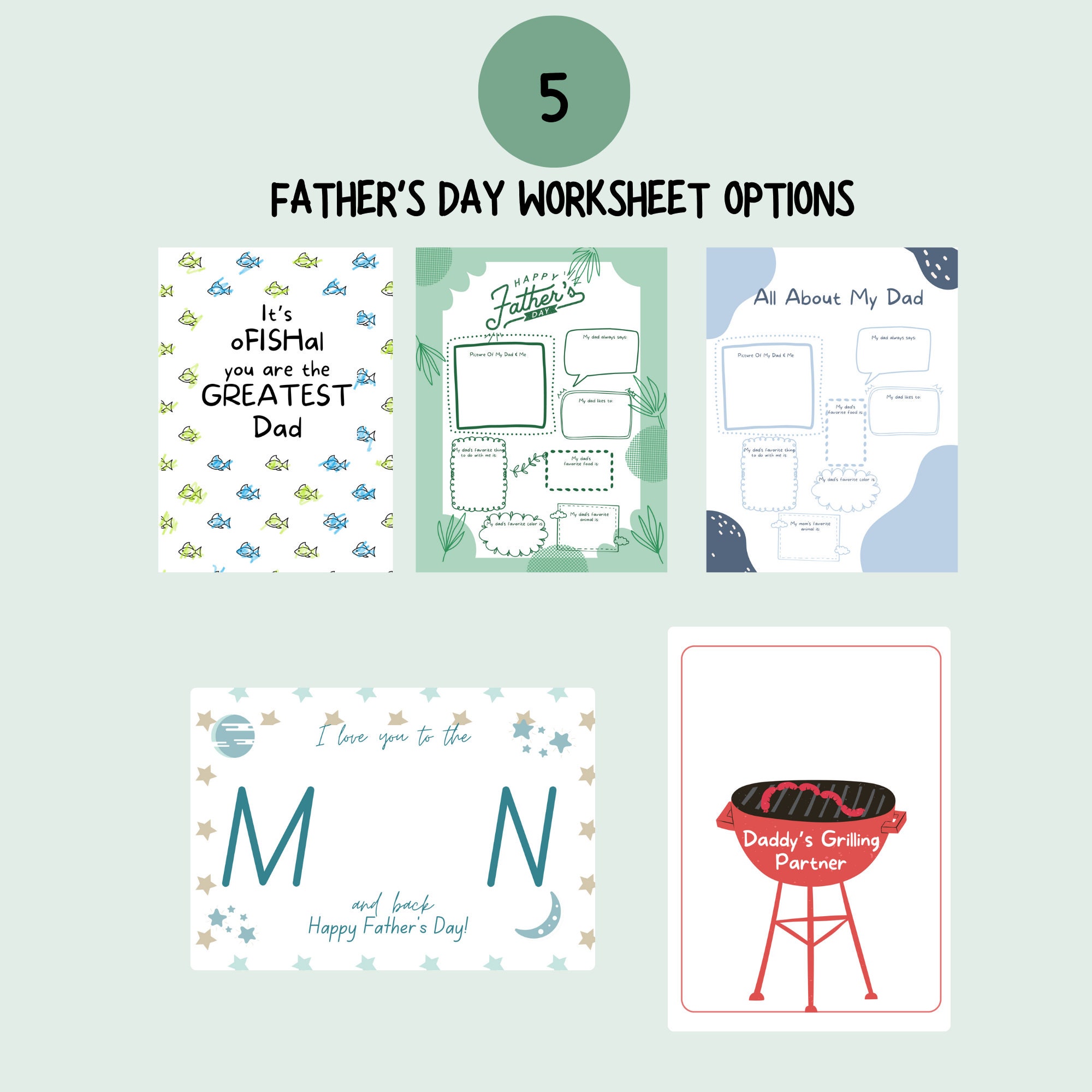 All About Dad Worksheets, Fathers Day Handprint Crafts, Fathers Day ...
