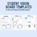 Student Vision Board, Student Vision Board Kit, New Yeargoal Setting ...