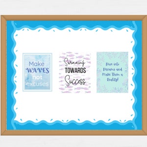 Under the Sea Classroom Decor - Watercolor - Motivational Posters - 2 ...