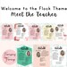 Flamingo Theme Meet the Teacher, Tropical Meet the Teacher, Beach Theme ...