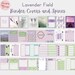 Lavender Teacher Binder Covers and Spines, Flower Classroom Decor ...