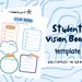 Student Vision Board, Student Vision Board Kit, Student Goal Setting ...