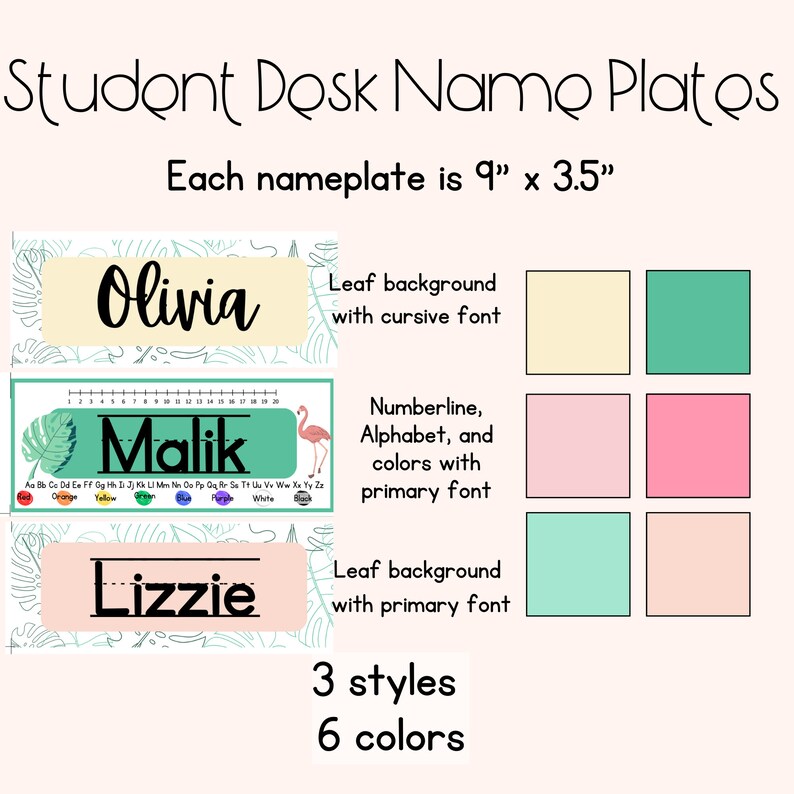 Flamingo Classroom Decor Bundle, Welcome to the Flock Printable ...