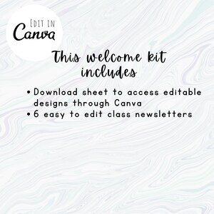 Monthly Classroom Newsletter, Watercolor Class Newsletter, Elementary ...