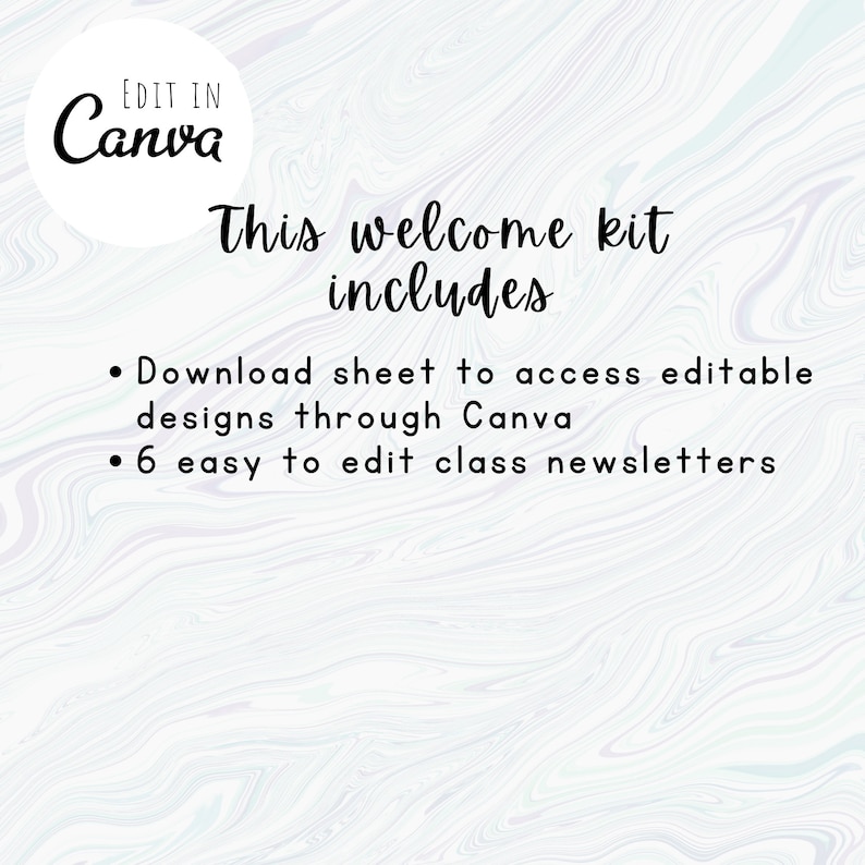 Monthly Classroom Newsletter, Watercolor Class Newsletter, Elementary ...