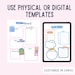 Student Vision Board Templates, Student Vision Board Kit, Student Goal ...