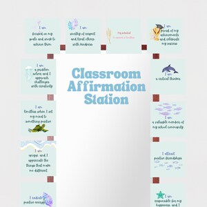 Daily Student Affirmation Cards, Affirmation Cards Printable ...