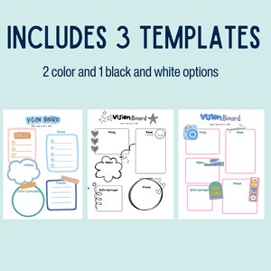 Student Vision Board, Student Vision Board Kit, New Yeargoal Setting ...