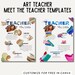 Bright Crayons Meet the Teacher, Colorful Meet the Teacher Template ...