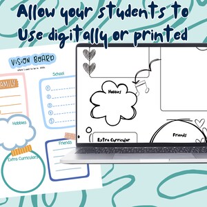 Student Vision Board, Student Vision Board Kit, Student Goal Setting ...