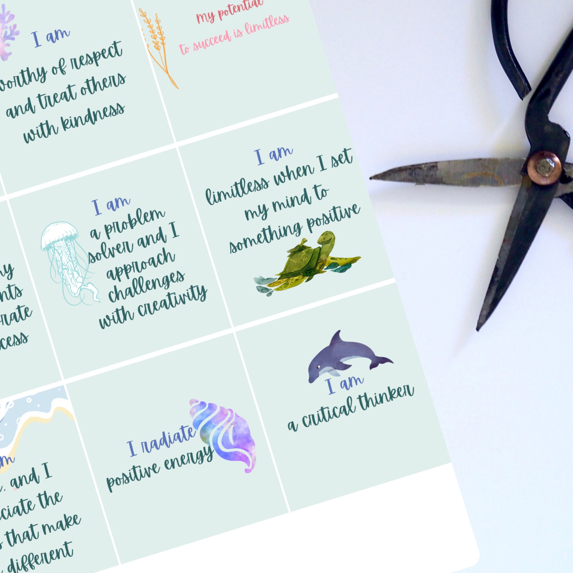 Daily Student Affirmation Cards, Affirmation Cards Printable ...