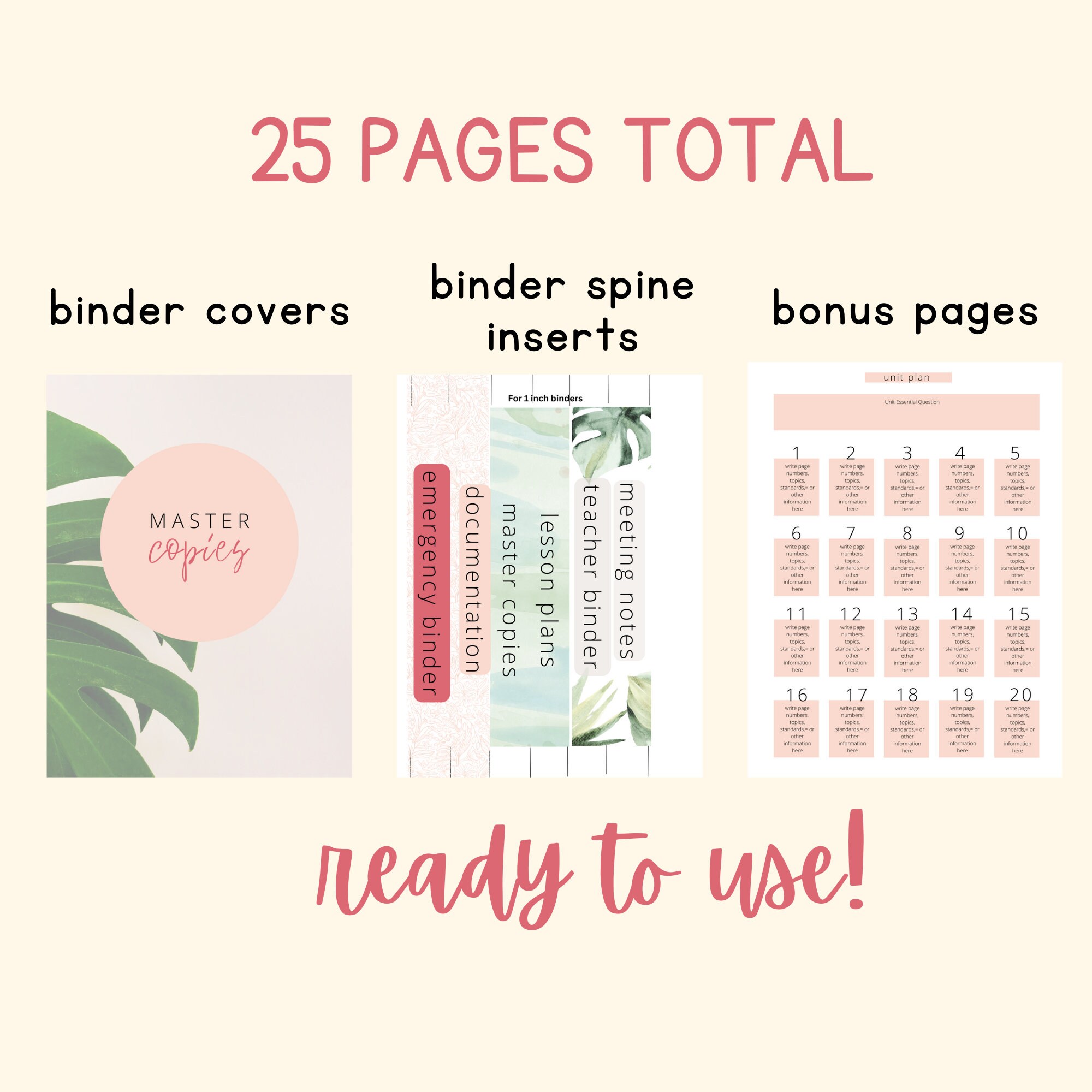 Welcome to the Flock Teacher Binder Covers and Spines, Flamingo ...