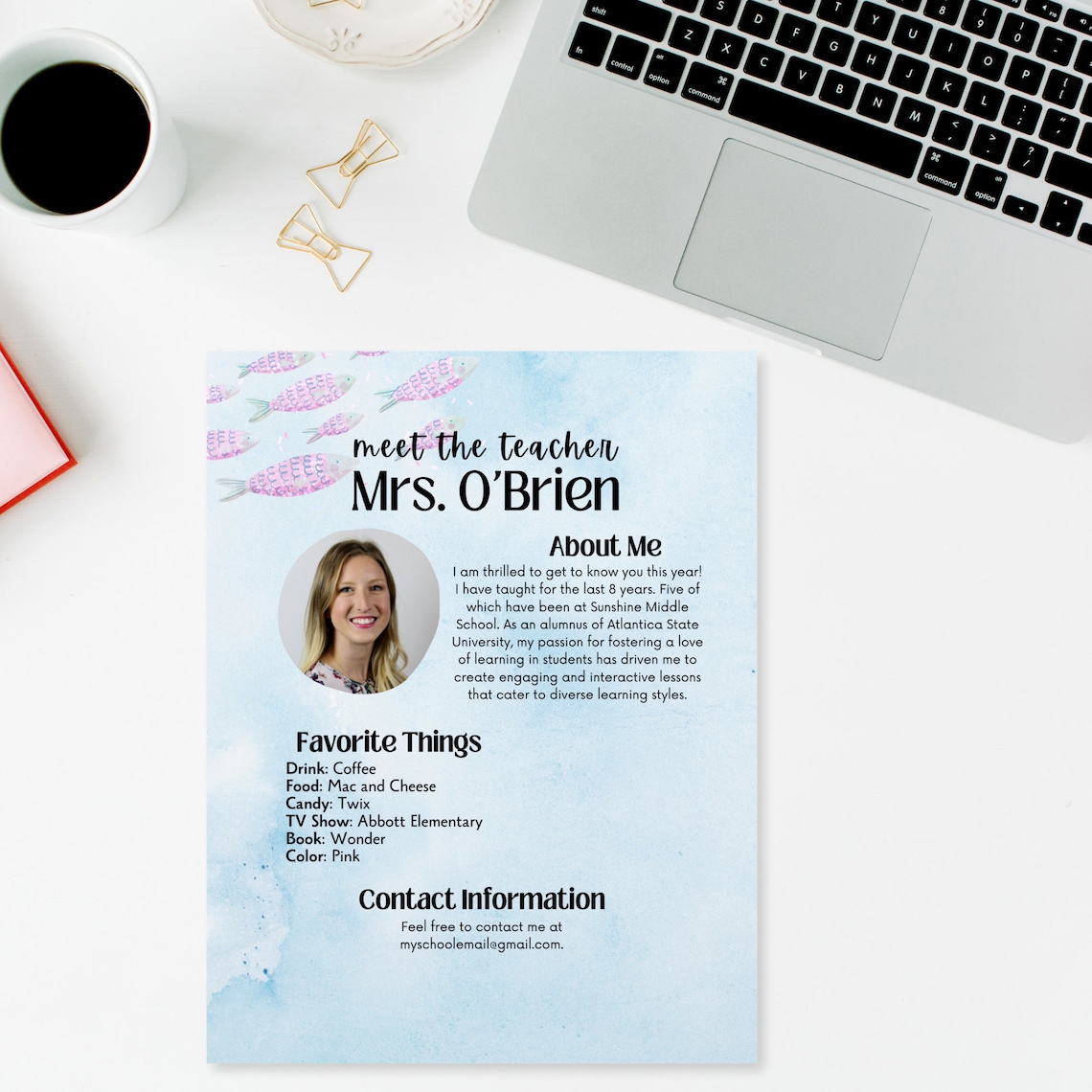 Under the Sea Meet the Teacher, Ocean Theme Meet the Teacher, Under the ...