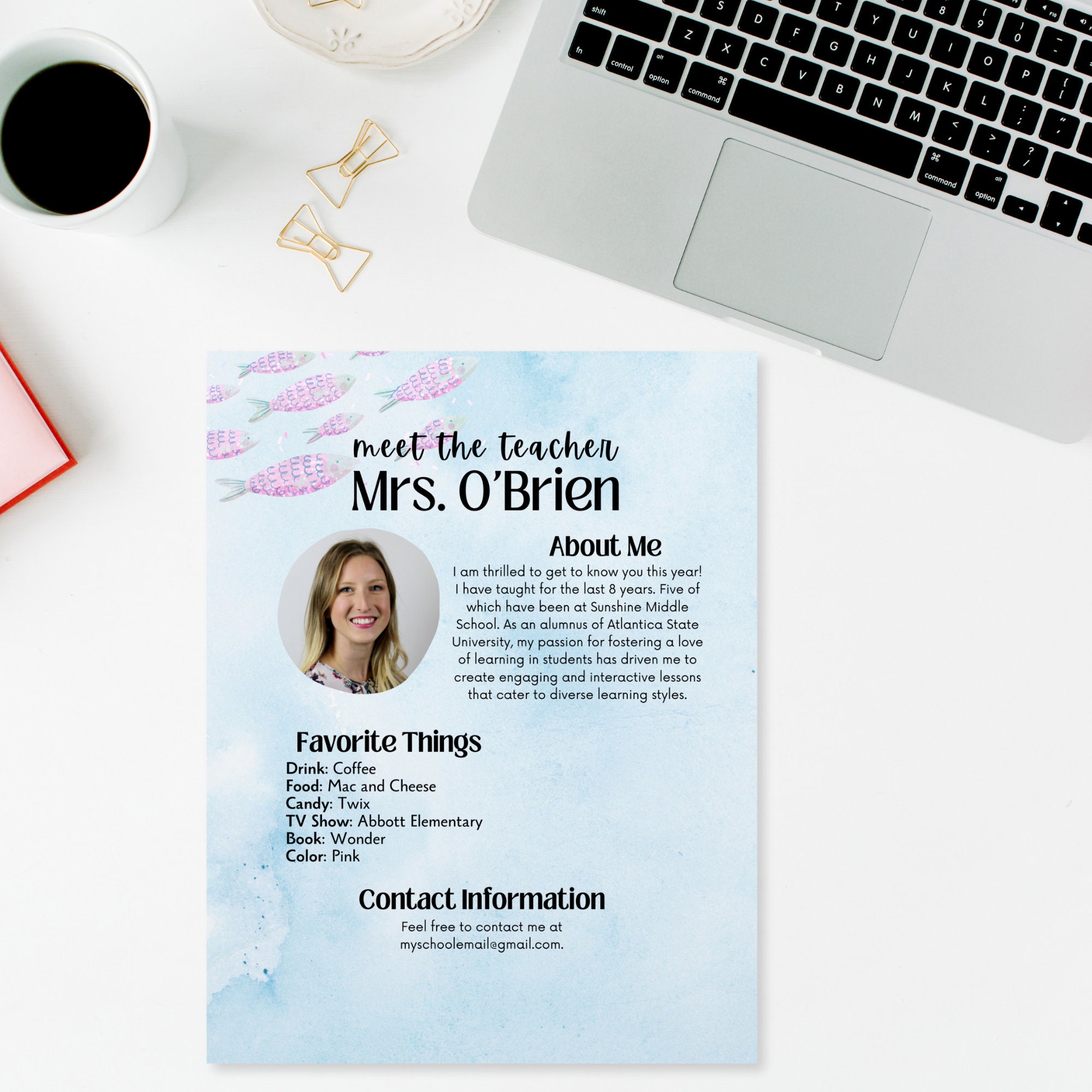 Under the Sea Meet the Teacher, Ocean Theme Meet the Teacher, Under the ...