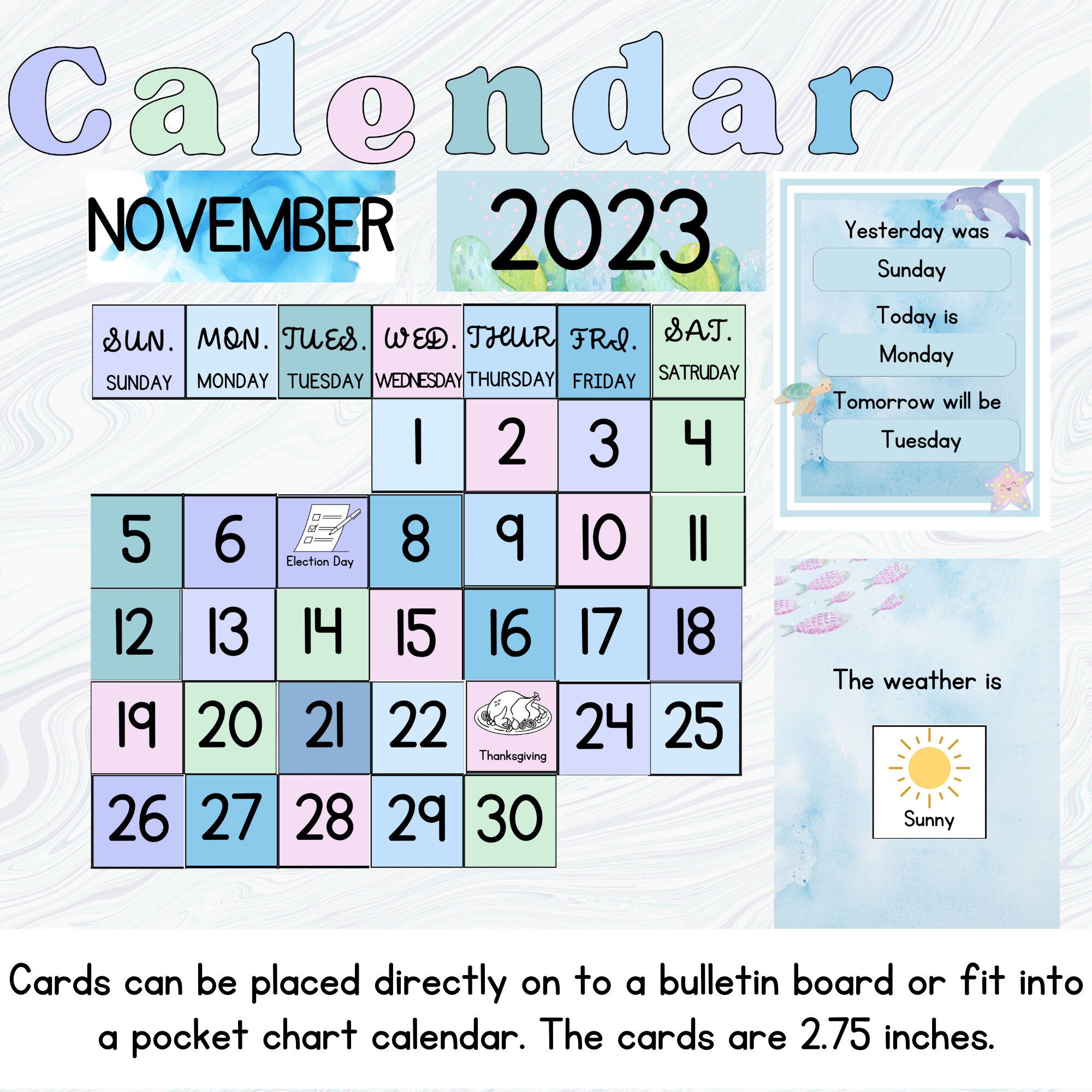 Under the Sea Classroom Decor - Watercolor - Classroom Decor Bundle - Etsy