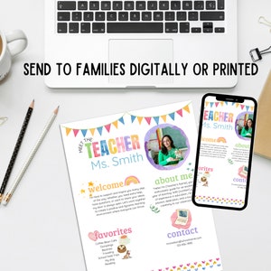 Colorful Watercolor Meet the Teacher, Colorful Meet the Teacher ...