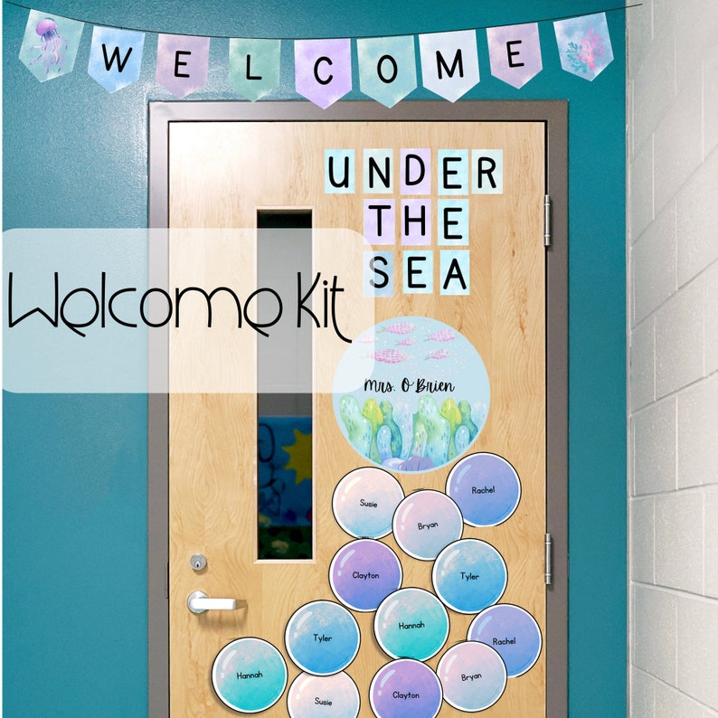 Under the Sea Classroom Decor - Watercolor - Classroom Decor Bundle - Etsy