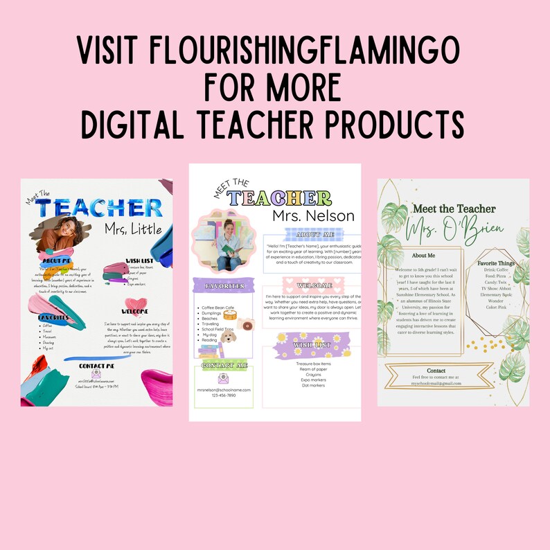 Bright Crayons Meet the Teacher, Colorful Meet the Teacher Template ...