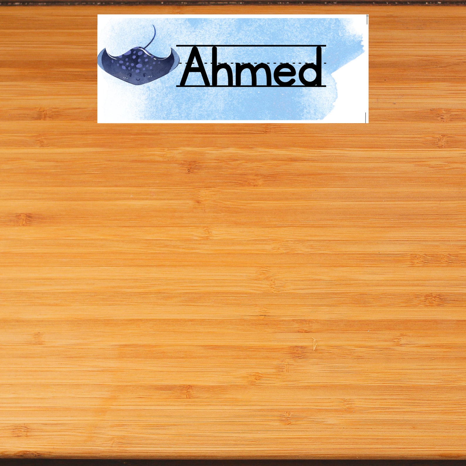 Under the Sea Student Desk Name Tags, Ocean Student Name Plates ...